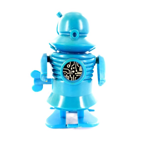 Toys | Vintage 1978 Durham Sindwinder Blue Star Robot Wind Up Walking ...